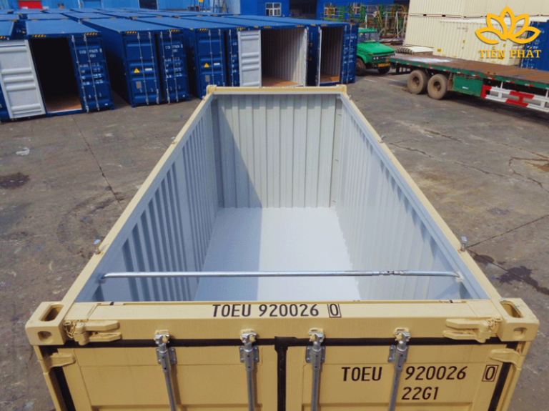 Container Open Top (Cont OT): Giải pháp vận chuyển hàng quá khổ